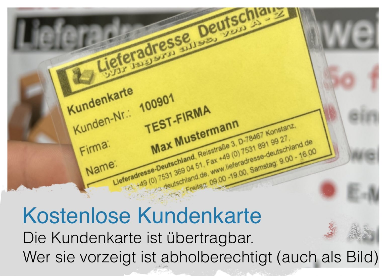 Lieferadresse-Deutschland – Die Lieferadresse für Schweizer Kunden